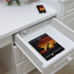 Charging Outlet Dock for Drawers, with 2 Electrical Outlets and 2 USB ...